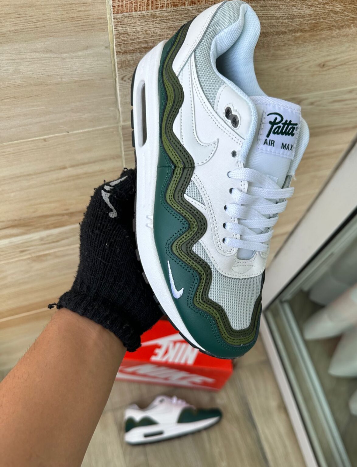 First copy Nike Airmax Patta Familiar Green - shoeseller.in