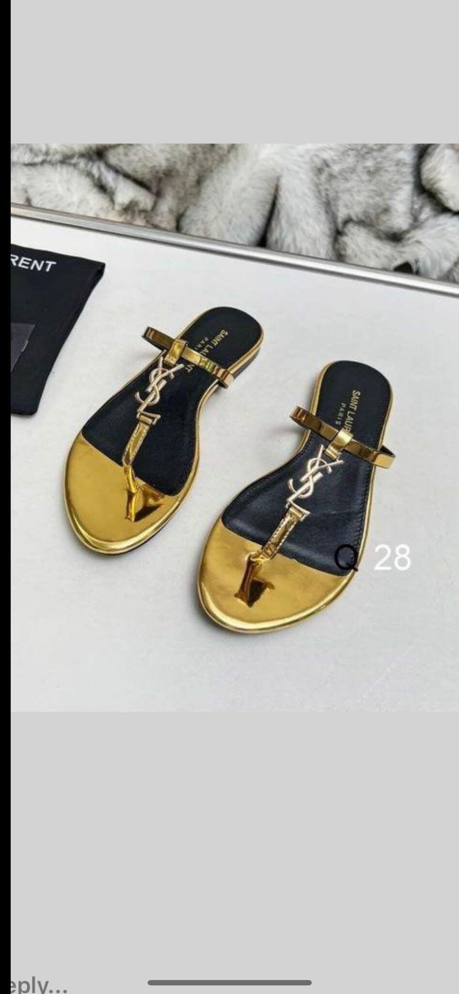 FIRST COPY YSL Flats